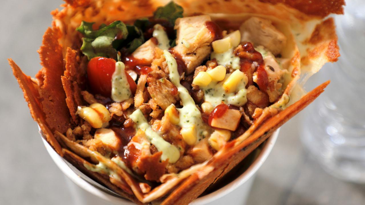 BBQ Chicken Crepe at Gabino's Creperie | Food Network
