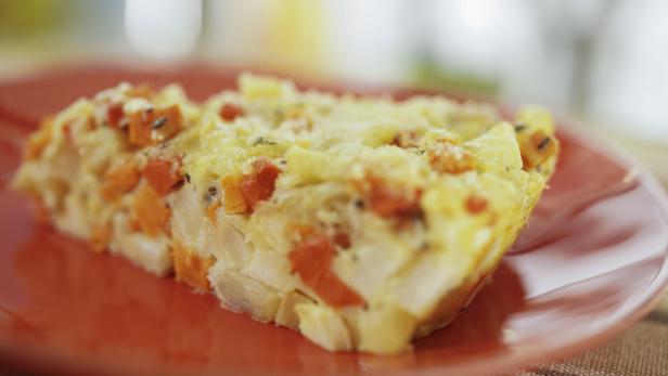 Roasted Autumn Vegetable Clafoutis | Food Network