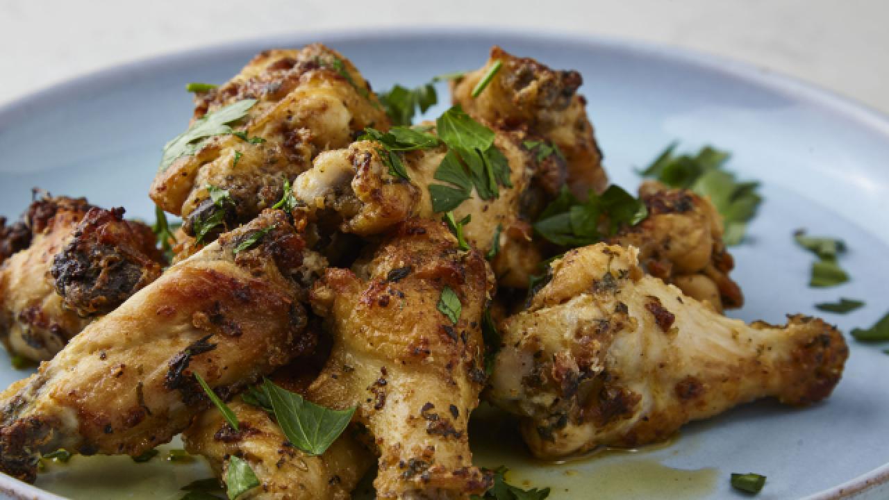 Roasted Herb Wings | Food Network