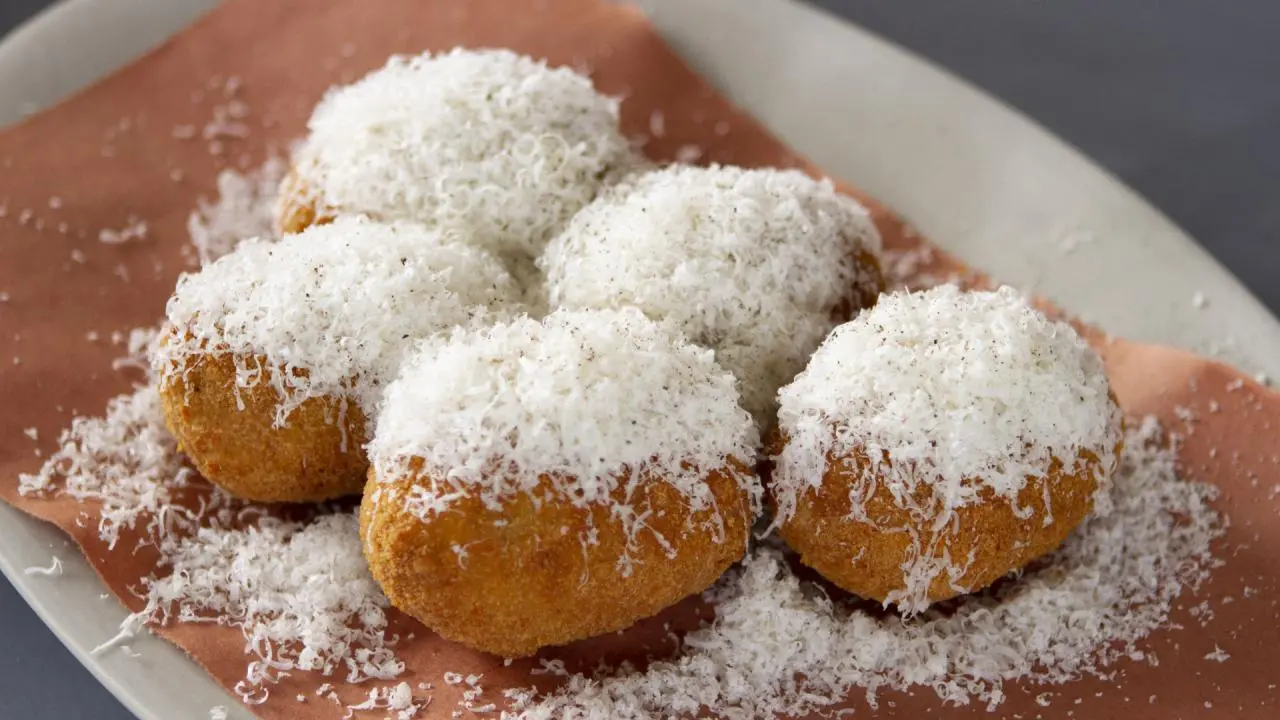 Carbonara Supplì Recipe | Gabriele Bertaccini | Food Network
