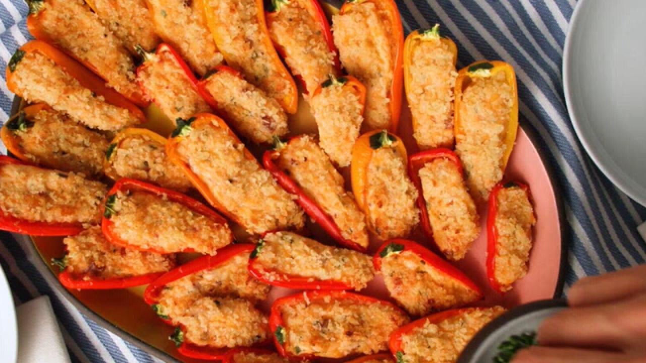 Mini Sweet Pepper Poppers | Food Network