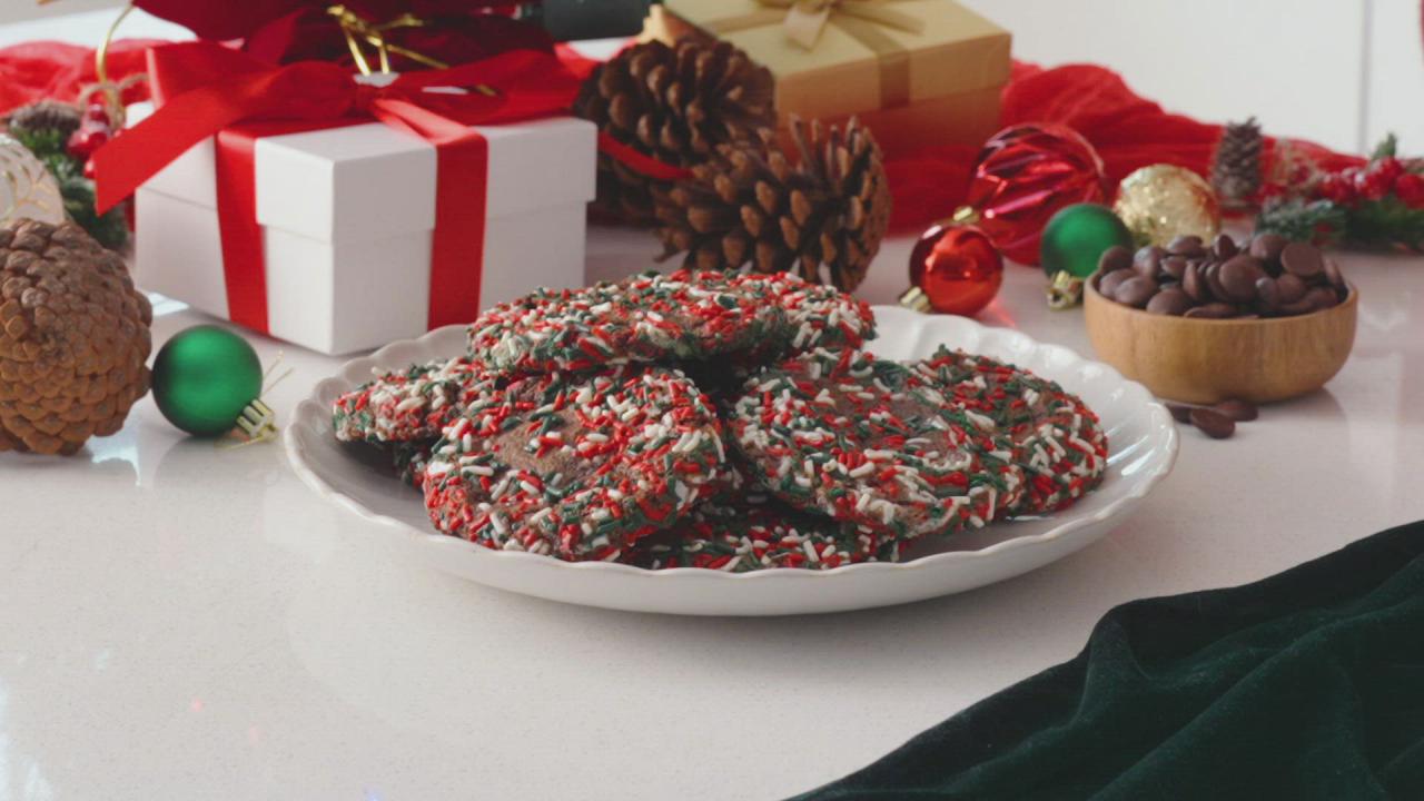Chocolate Sprinkle Cookies | Food Network