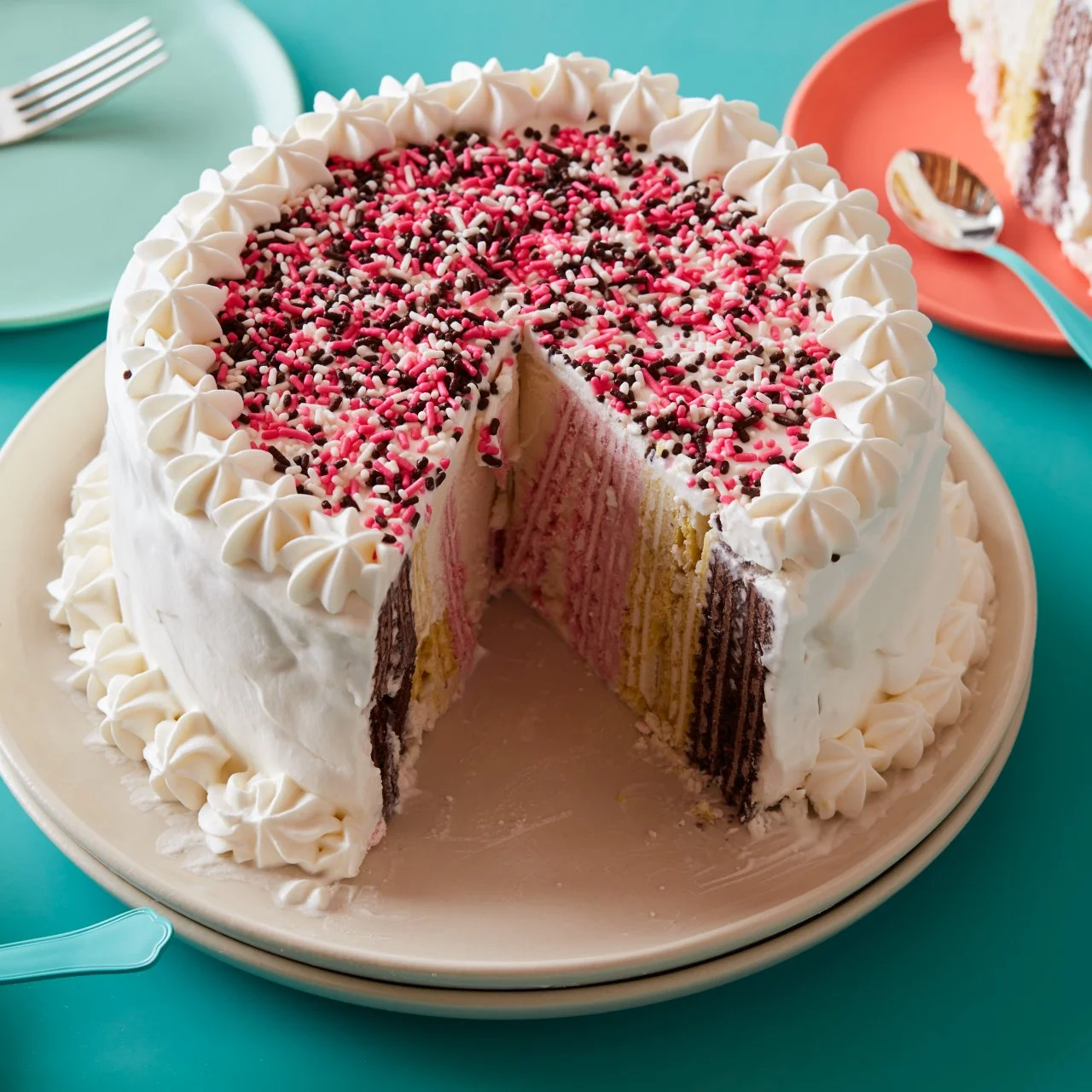 Friendly ice cream cake store