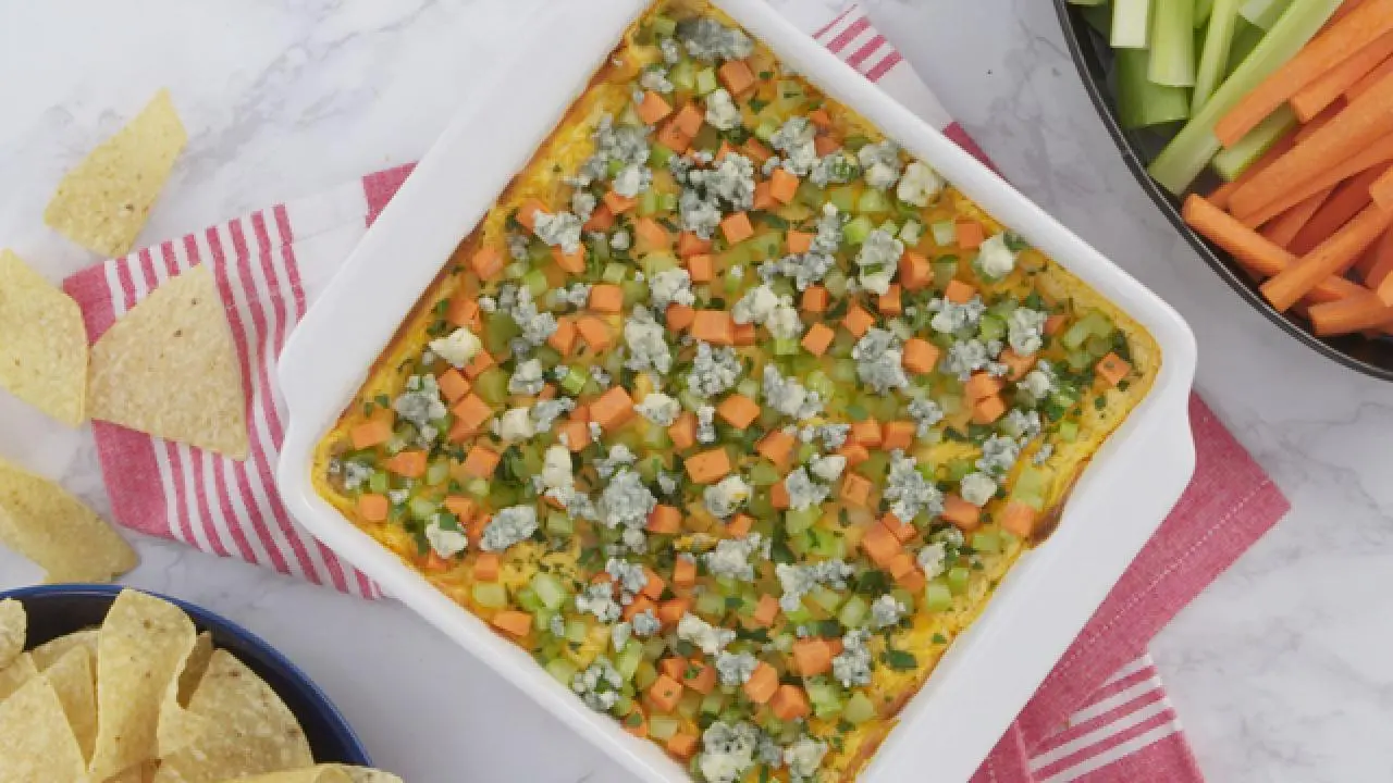 Buffalo Turkey Dip Recipe | Food Network Kitchen | Food Network