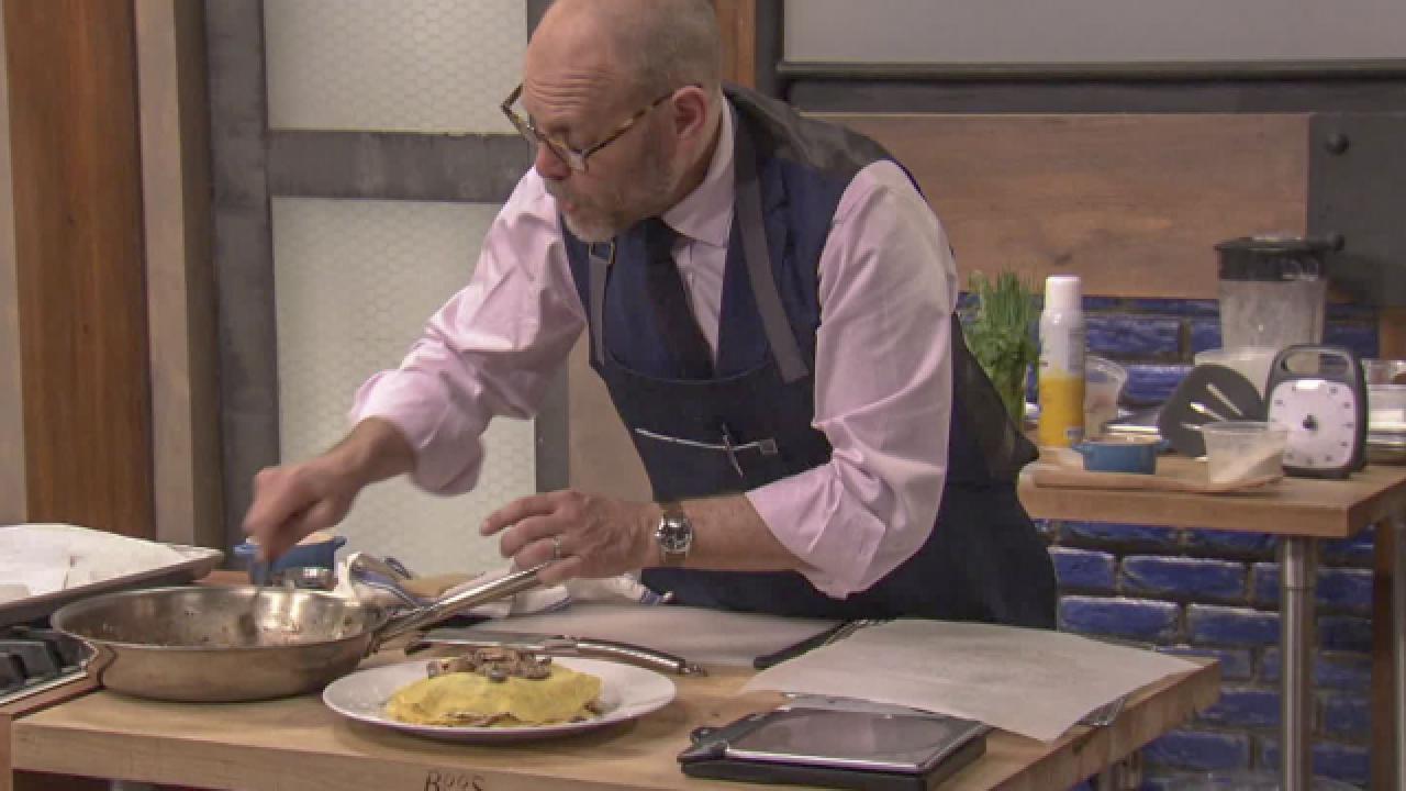 Alton's Crepes with Mushrooms | Food Network